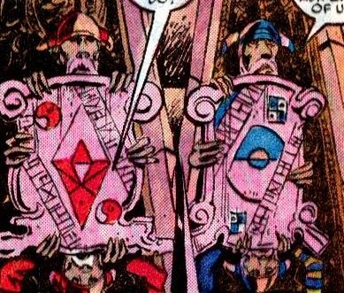 Four Guards (Riddle of Two Doors | Labyrinth) (Comic Book Character)