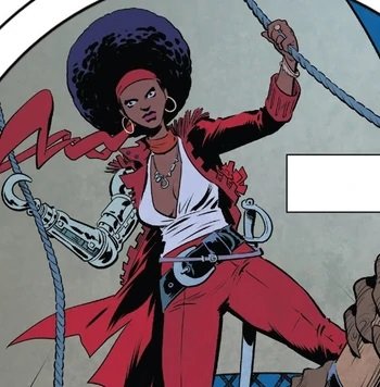 Captain Knight (Mercedes Knight | Earth-66881) (Comic Book Character)