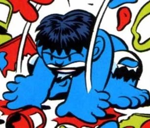 Blue Hulk (Unknown | Earth-99062) (Comic Book Character)