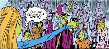 Greens (Race | Crossroads | Marvel) (Comic Book Character)