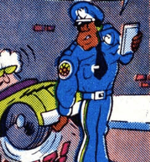 Officer Hightower (Moses Hightower | Police Academy) (Comic Book Character)