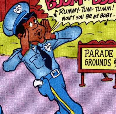 Officer Jonesy (Larvell Jones | Police Academy) (Comic Book Character)