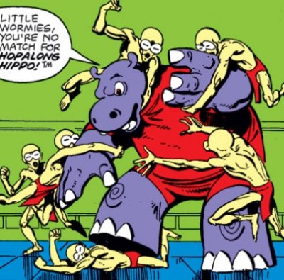 Hopalong Hippo (Robot | Marvel) (Comic Book Character)