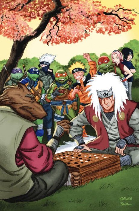 Teenage Mutant Ninja Turtles/Naruto #1 Galvan Foil Edition 11/24 IDW ...