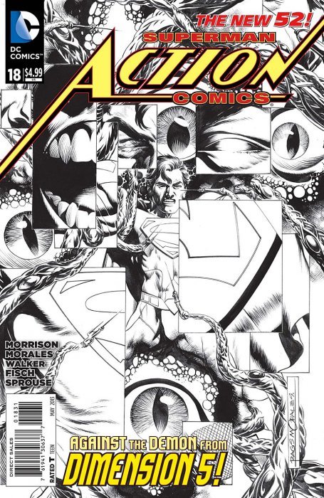 Action Comics #18 Sketch Cover 5/13 D.C. Comics (CGC Analyzer)