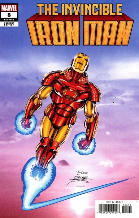 Invincible Iron Man #8 Perez Variant Cover 9/23 Marvel Comics (CGC ...