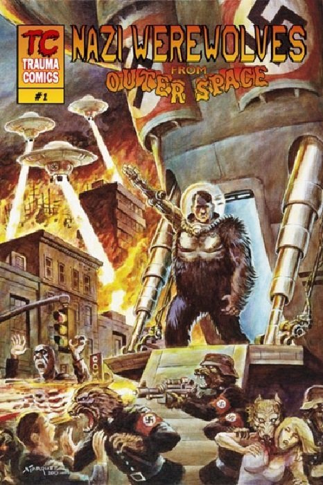 Nazi Werewolves from Outer Space #1 8/11 Trauma Comics (CGC Analyzer)